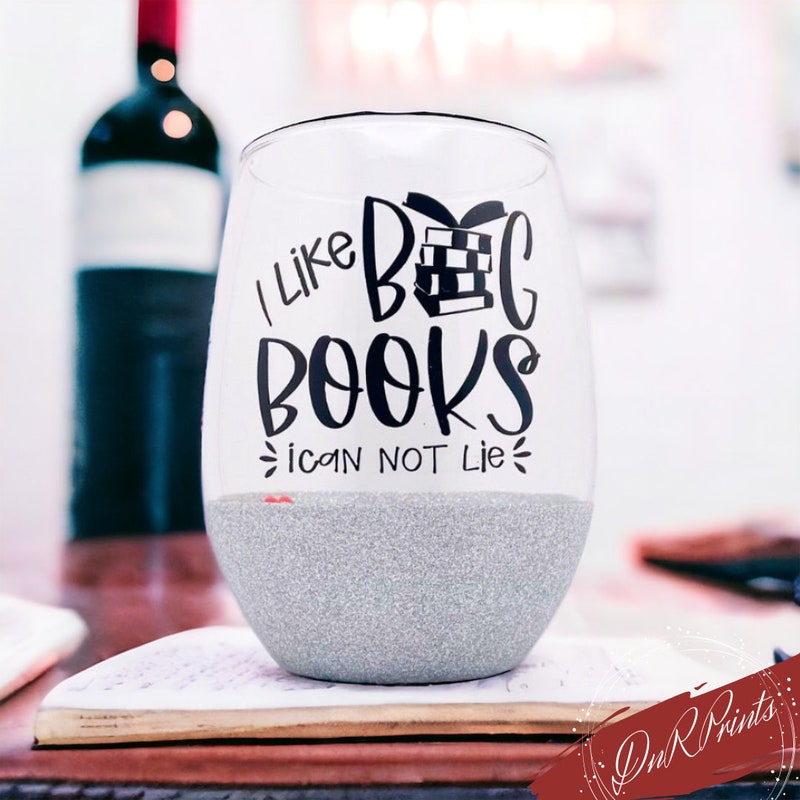 Book Wine Glass - Etsy