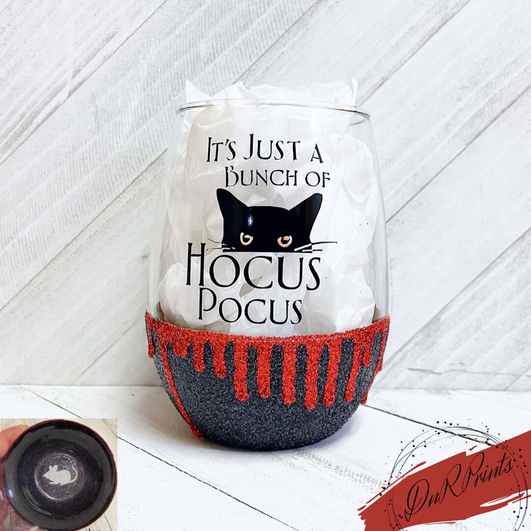 Hocus Pocus Wine Glasses / Halloween Glasses/ Witches / Magic - Etsy