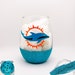 Miami Dolphins Glitter Wine Glass: Stemless Football Sports Cup - Etsy