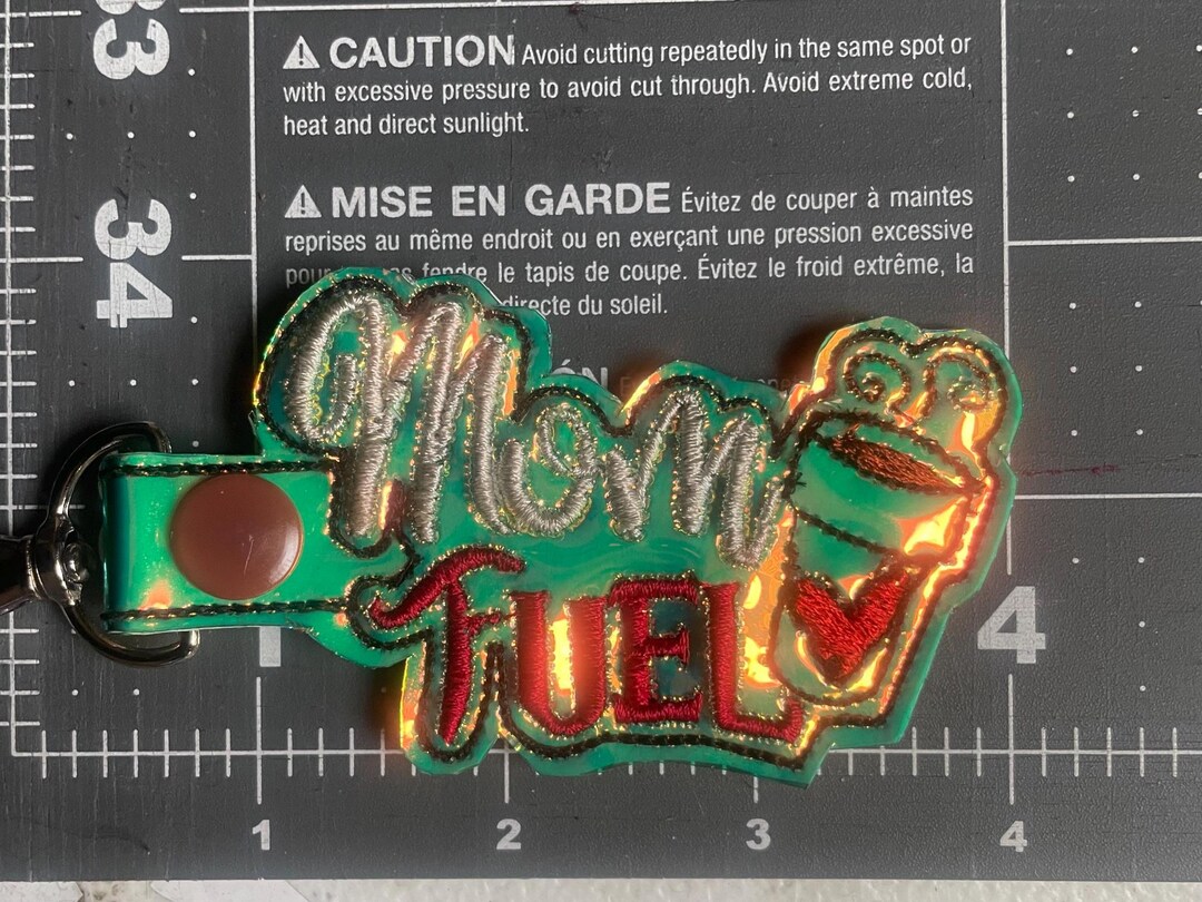 Mom Fuel Holographic Snap Tab - Key Fob - Etsy