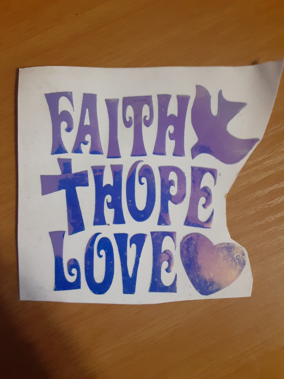 Faith Hope Love Decal / Car Sticker /wall Sticker / Laptop - Etsy