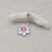 Red Diamond Flower Belly Button Ring,belly Button Jewelry,red Navel ...