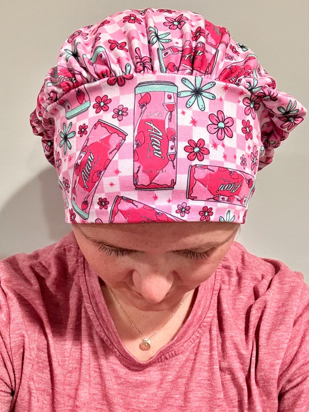 Alani, Handmade Stretchy Scrub Cap: Soft Comfort, Hair-friendly Chemo ...
