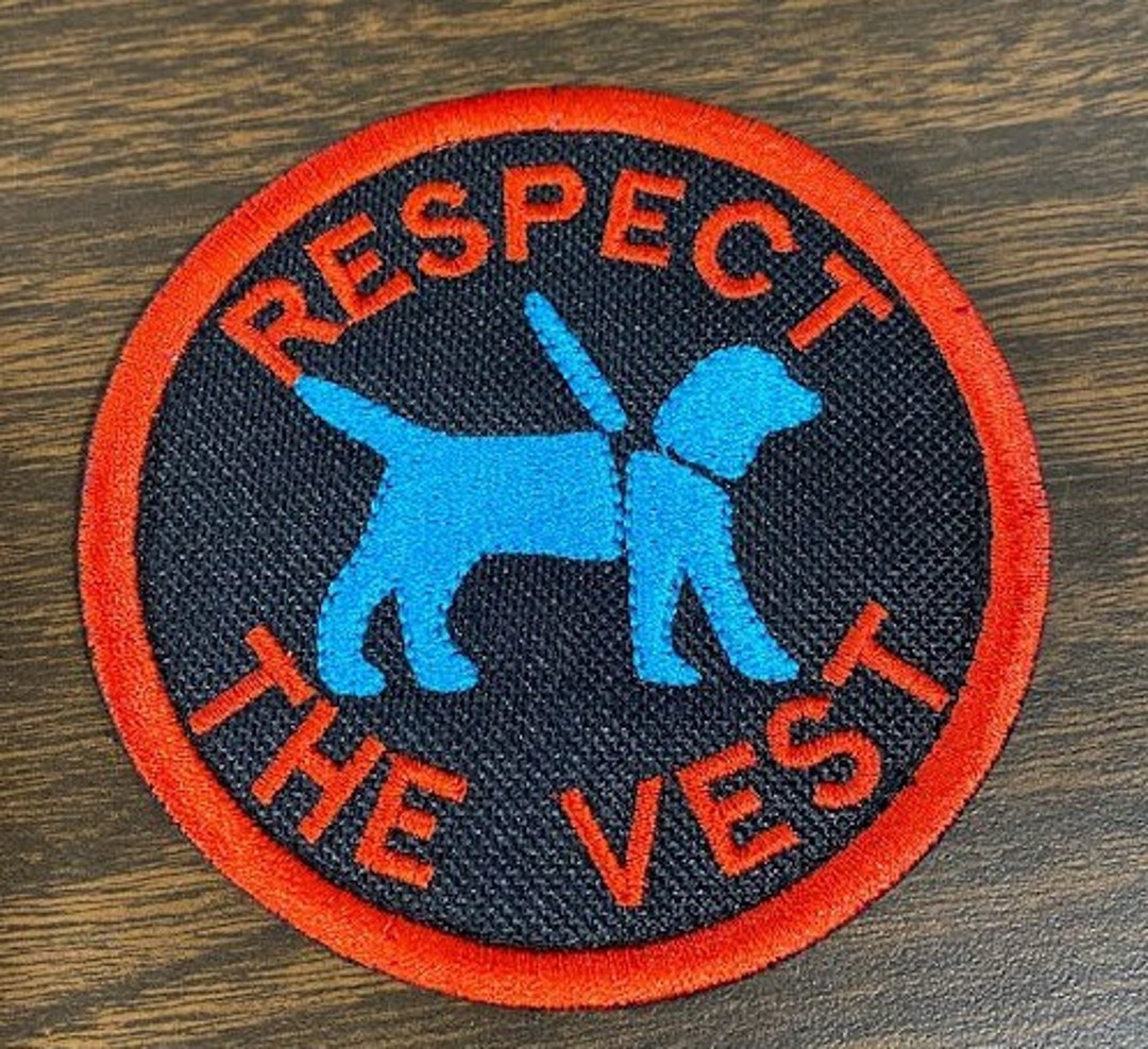 Dog Patch, Respect the Vest, Working Dog, Working Dog Patch, Custom Dog ...