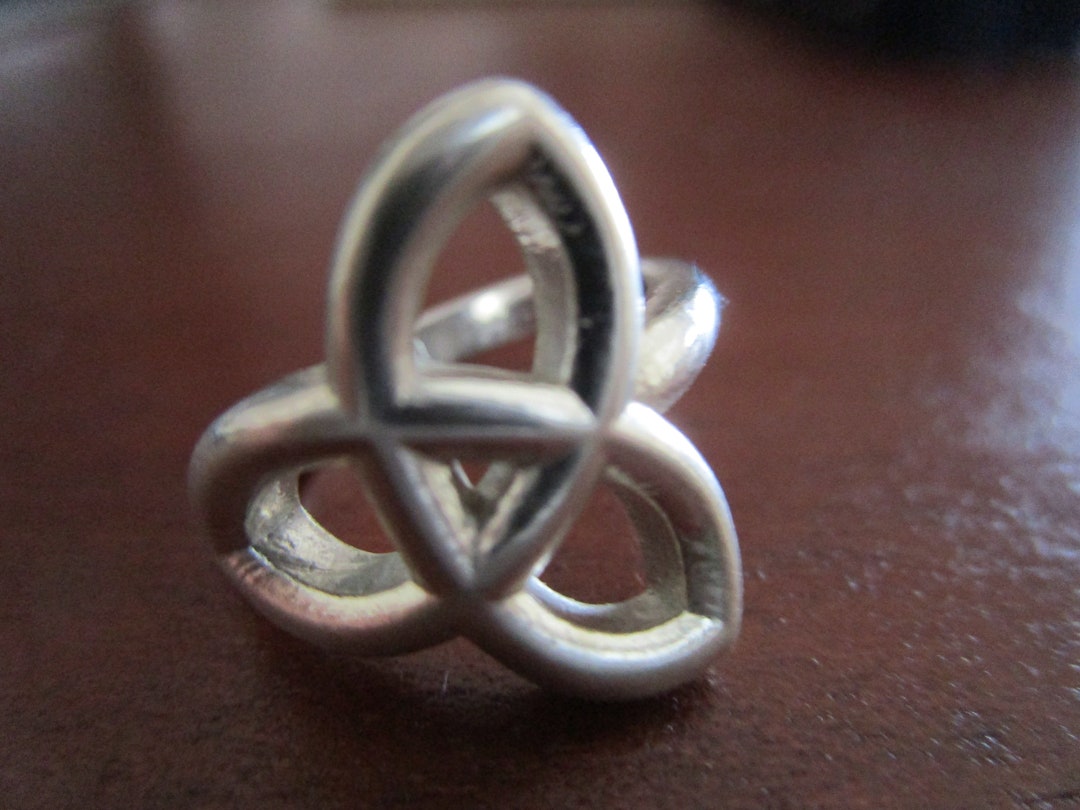 Chunky Triquetra Pinky Ring - Etsy