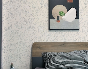 Oversized Flower Wallpaper - Etsy