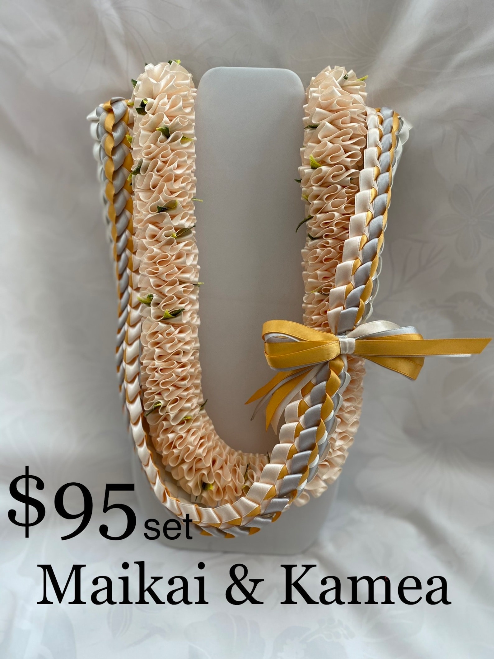 MAIKAI - Double Braided Draped Lei (custom) - Etsy