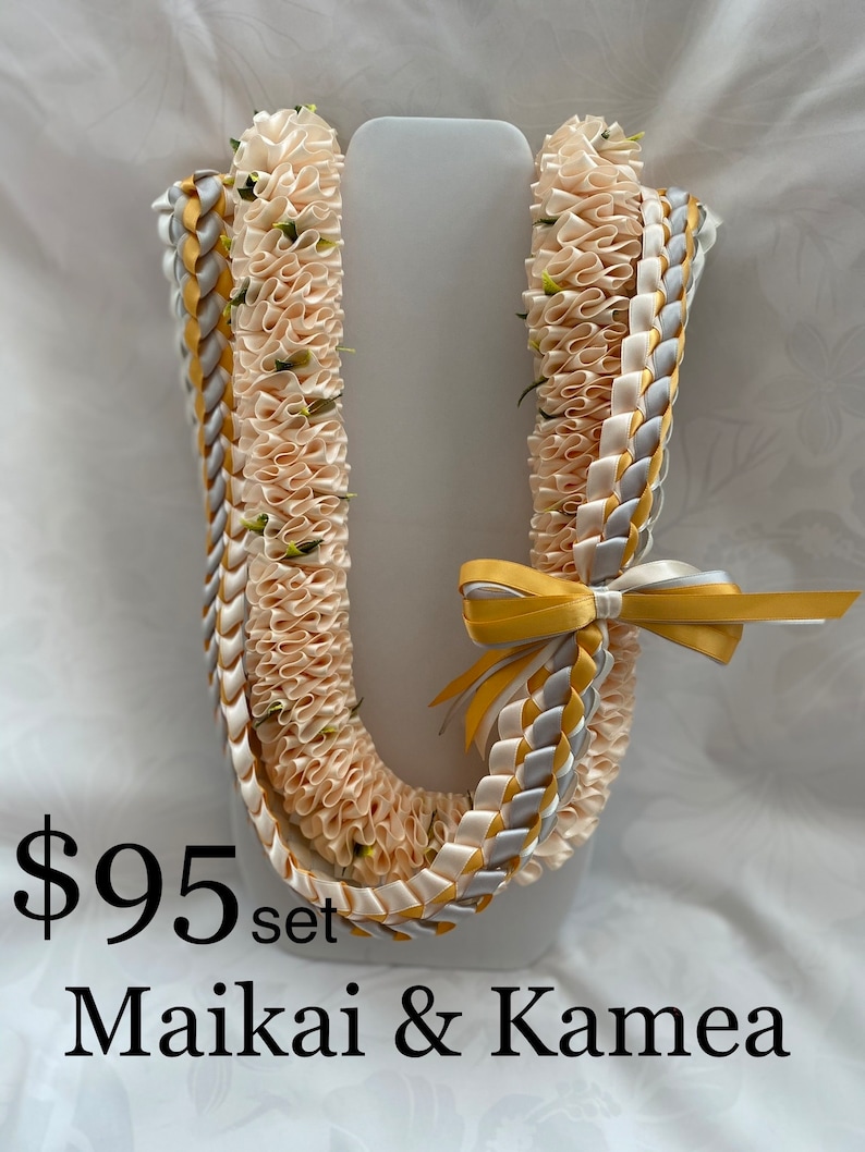 MAIKAI - Double Braided Draped Lei (custom) - Etsy