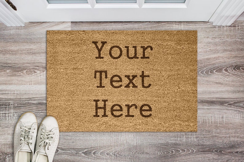 Custom Doormat Personalised Door Mat Customized Outdoor Rug | Etsy