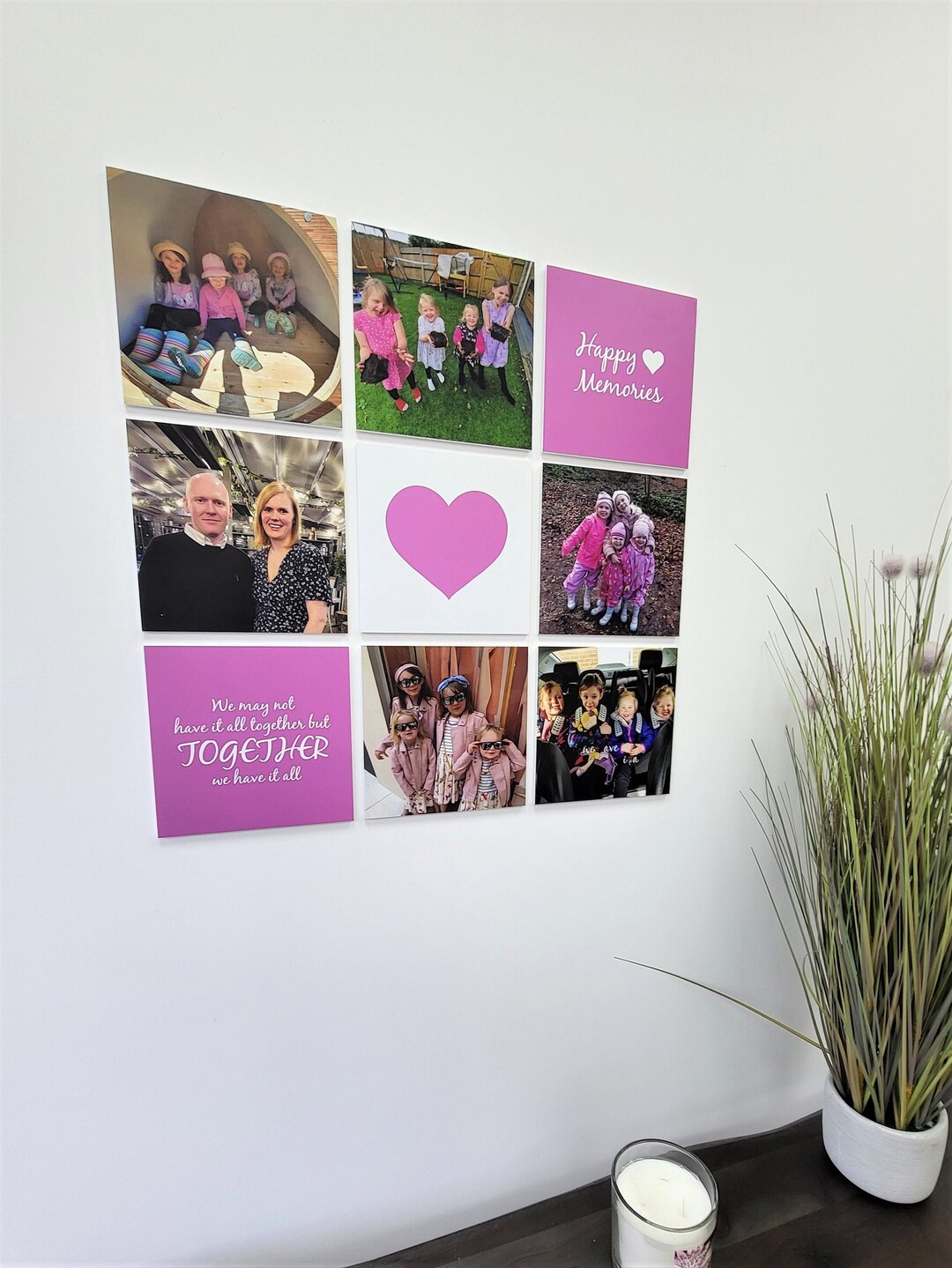 Personalised Wall Tile Photos - Wall Collage Phototiles Mix and ...