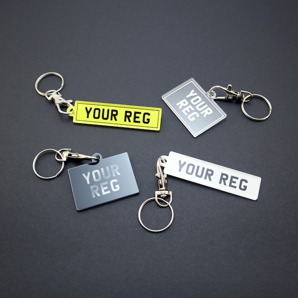 Number Plate Keyring - Etsy UK