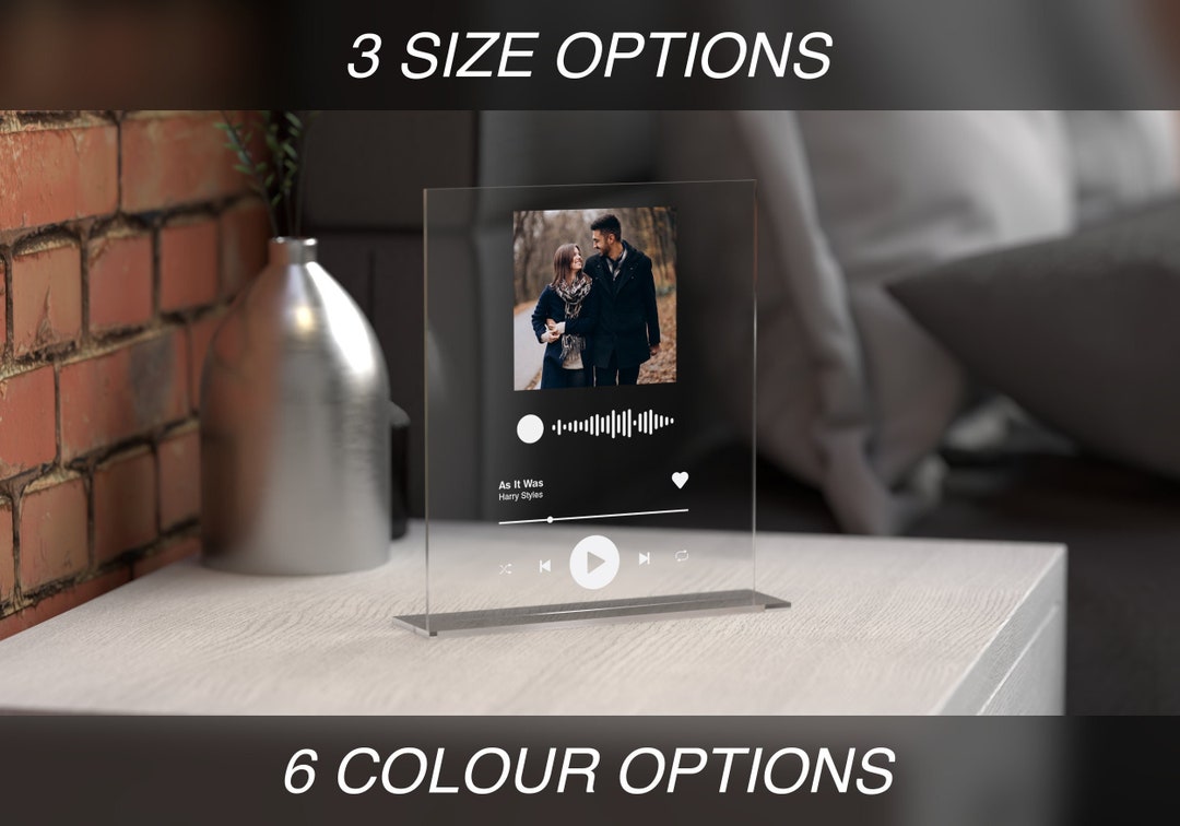 Personalised Song Plaque Playlist Streaming Boyfriend Girlfriend Music ...