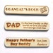 Personalised Wooden Bookmark Fathers Day Gift Birthday - Etsy UK