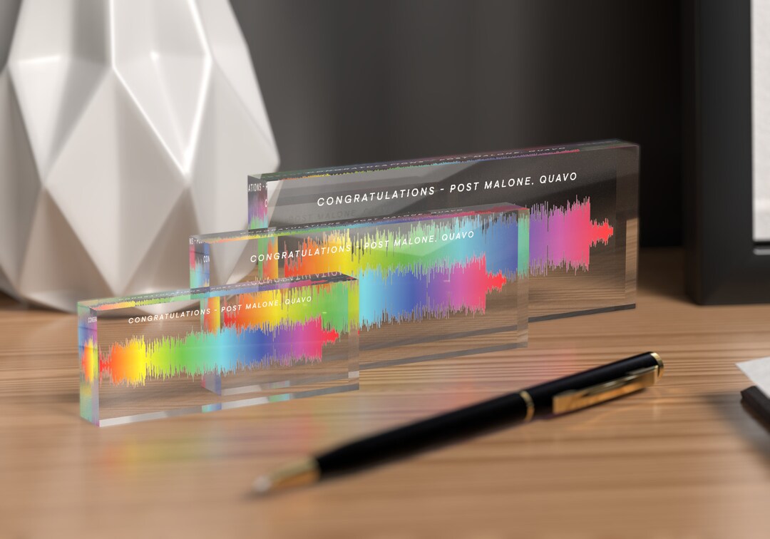 Soundwave Art, Soundwave Print, Sound Wave Art, Voice Recording Gift ...