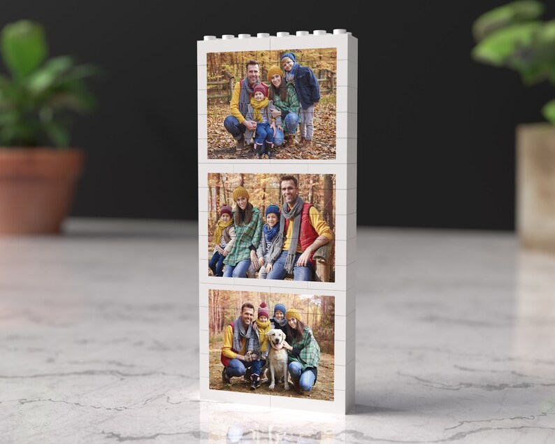 Personalised LEGO Collage Photo Bricks – Custom Puzzle Gift - Etsy