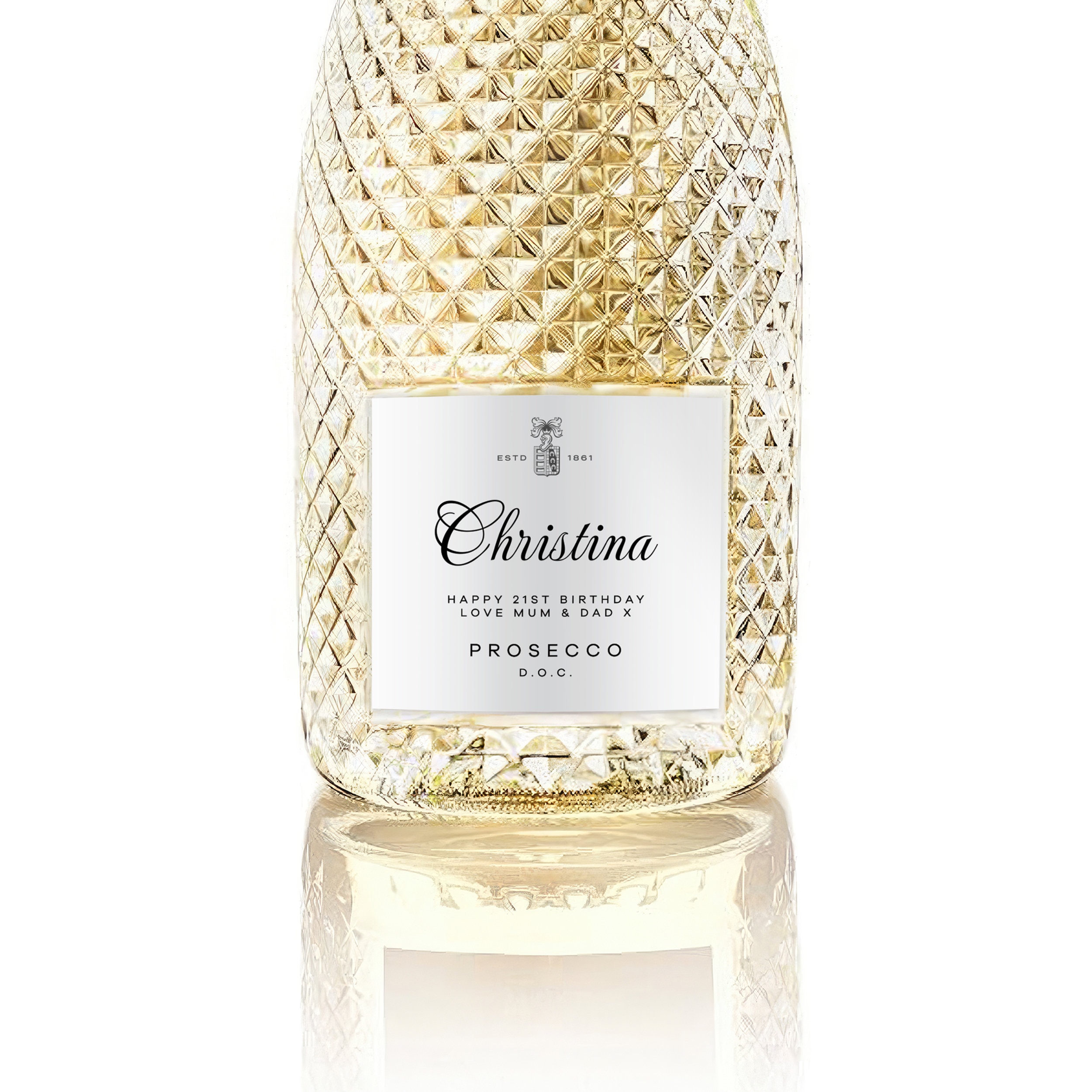 Personalised Freixenet Bottle Label - Prosecco, Rose – Birthday Gift ...