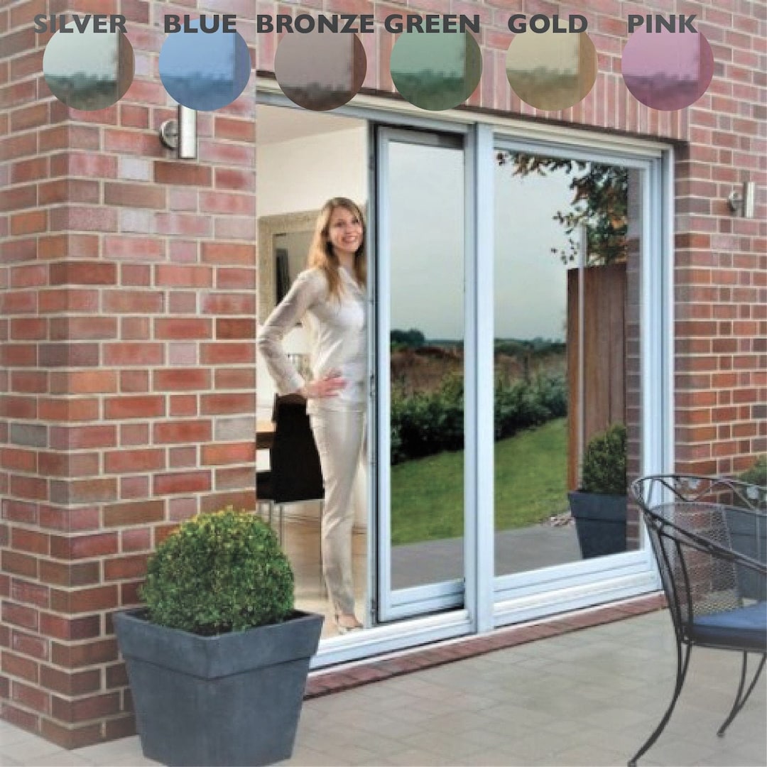 Mirror Reflective One Way Privacy Window Film Sticky Back Glass Tint ...