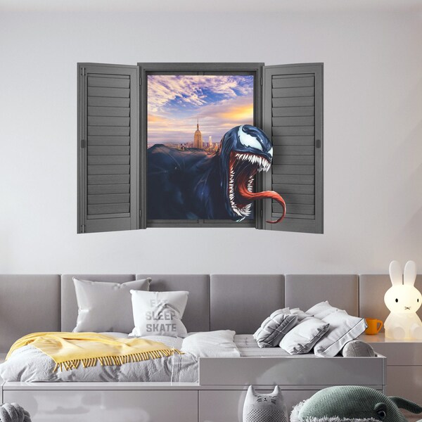 3d Window Venom Room - Etsy