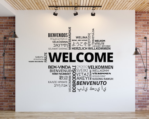 Welcome Languages Large