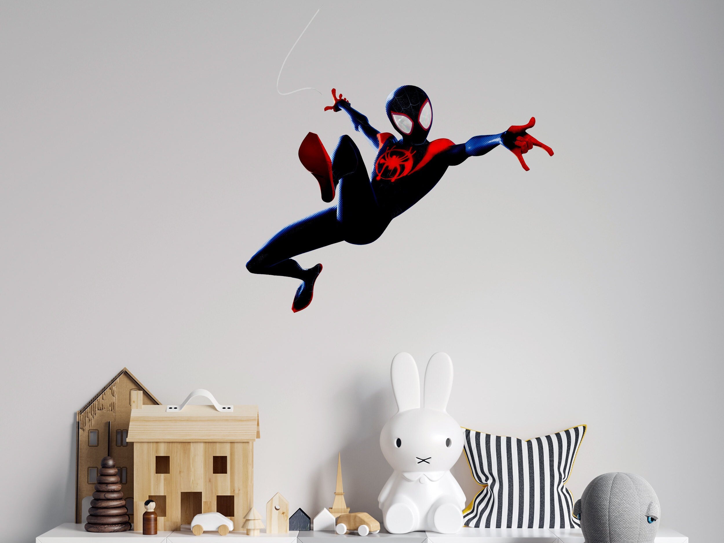 Miles Morales Wall Stickers for Boys Room Decor. Superhero - Etsy