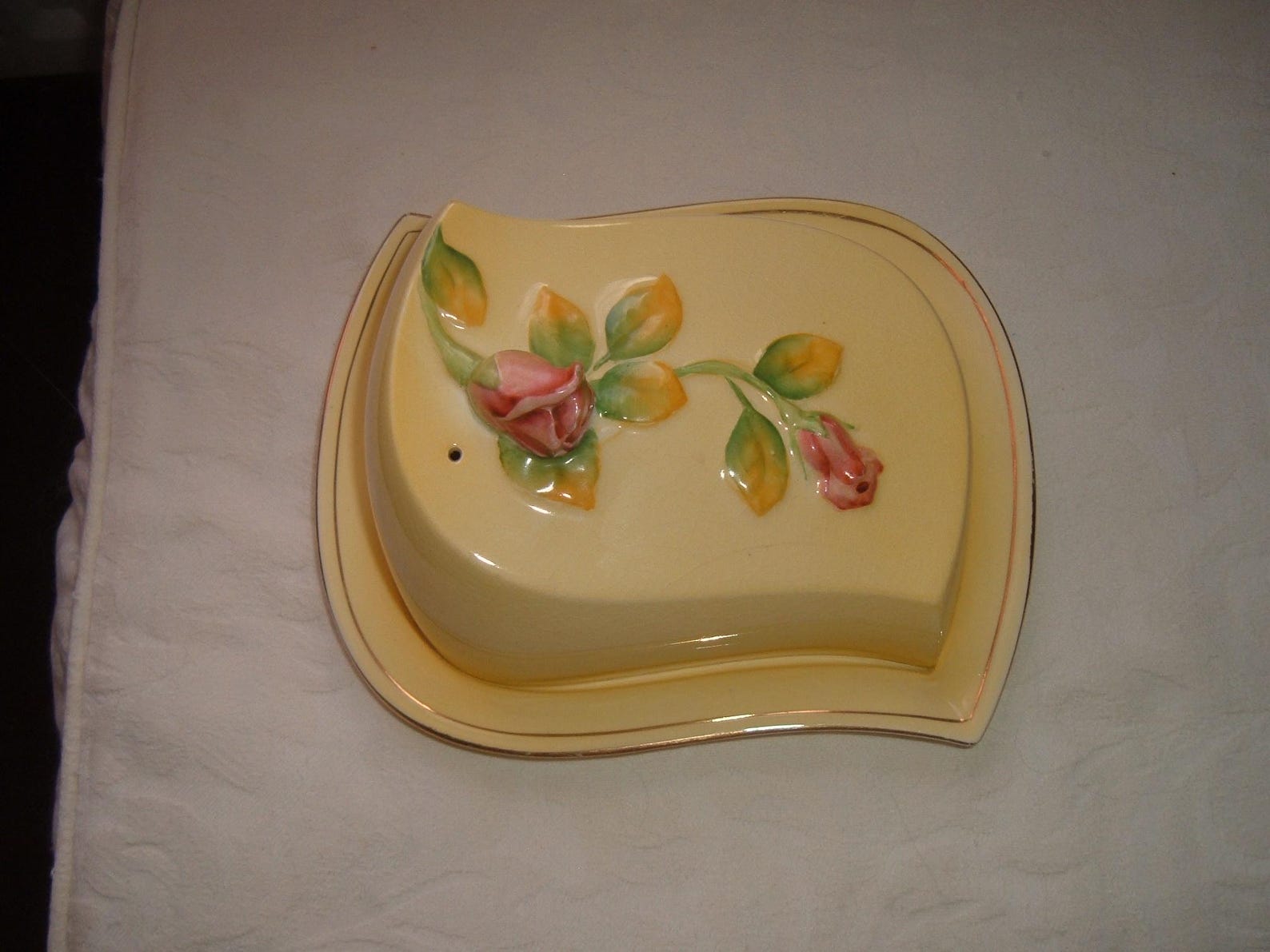 Royal Winton Grimwade Vintage Rose Handle Cheese/butter Dish - Etsy