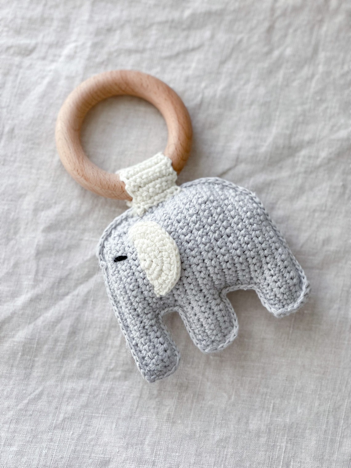 Elephant Teething Ring - Etsy Australia