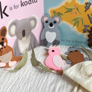 Australian Animal Finger Puppets - Etsy