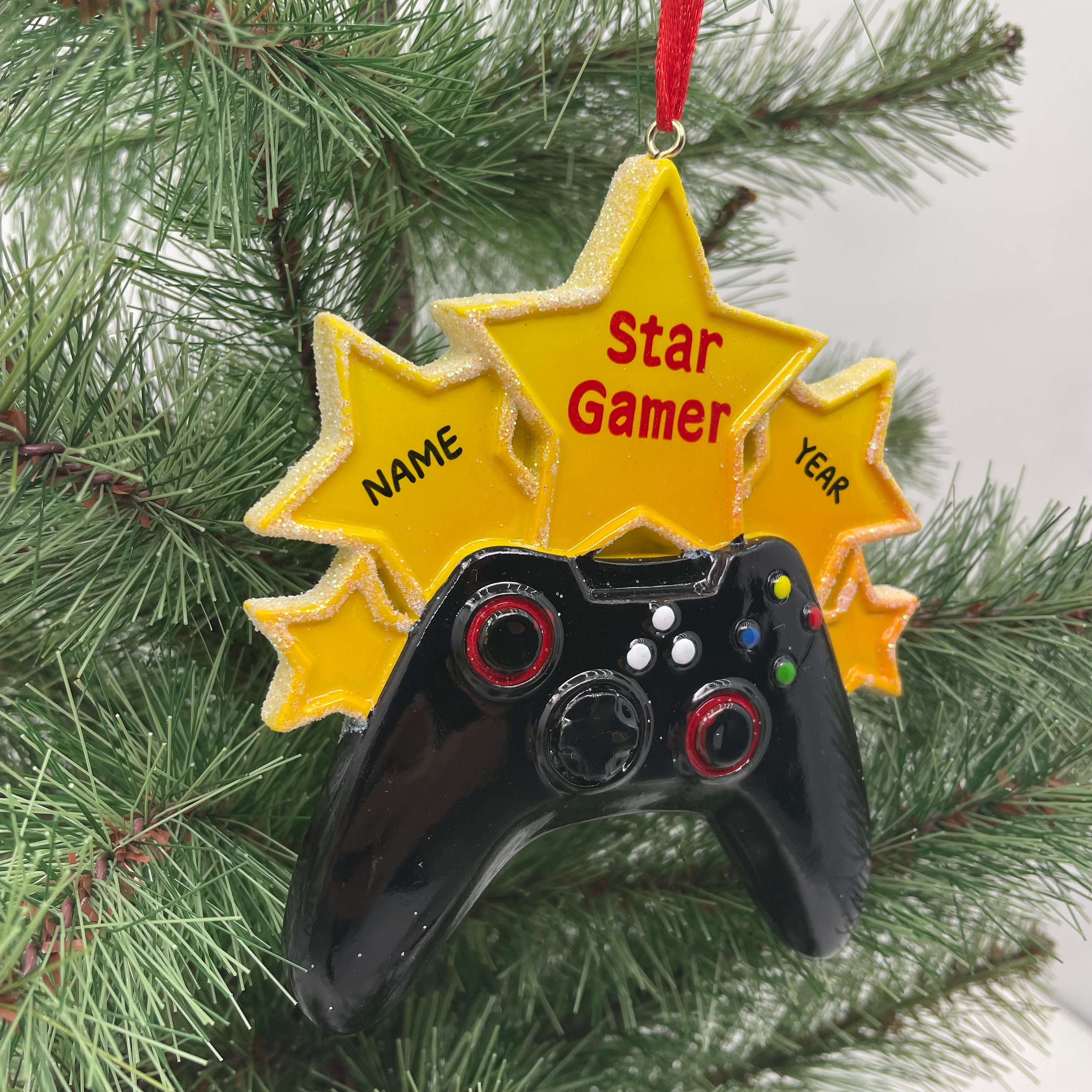Gamer Ornament Xbox Controller Personalized Christmas Ornament - Etsy