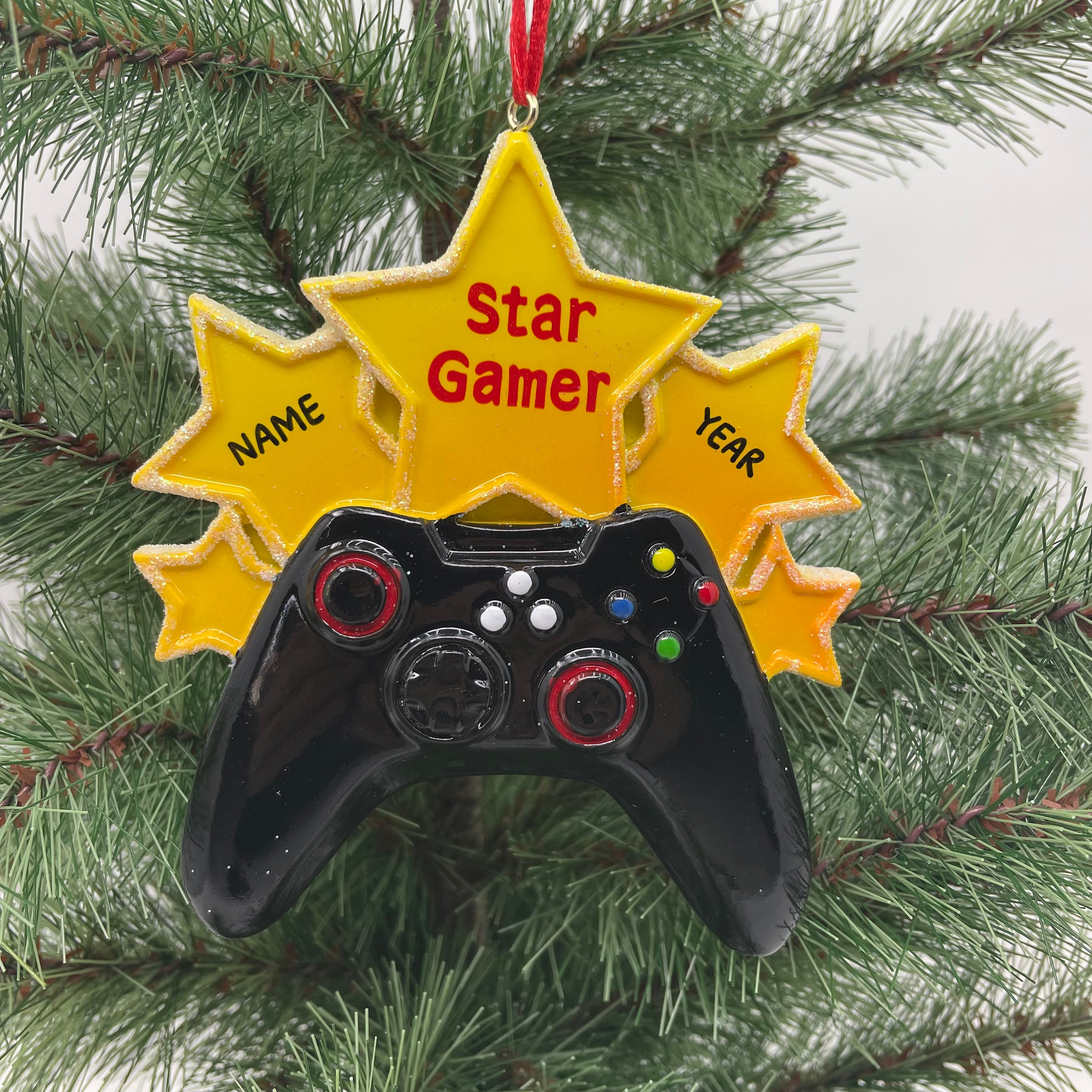 Gamer Ornament Xbox Controller Personalized Christmas Ornament - Etsy