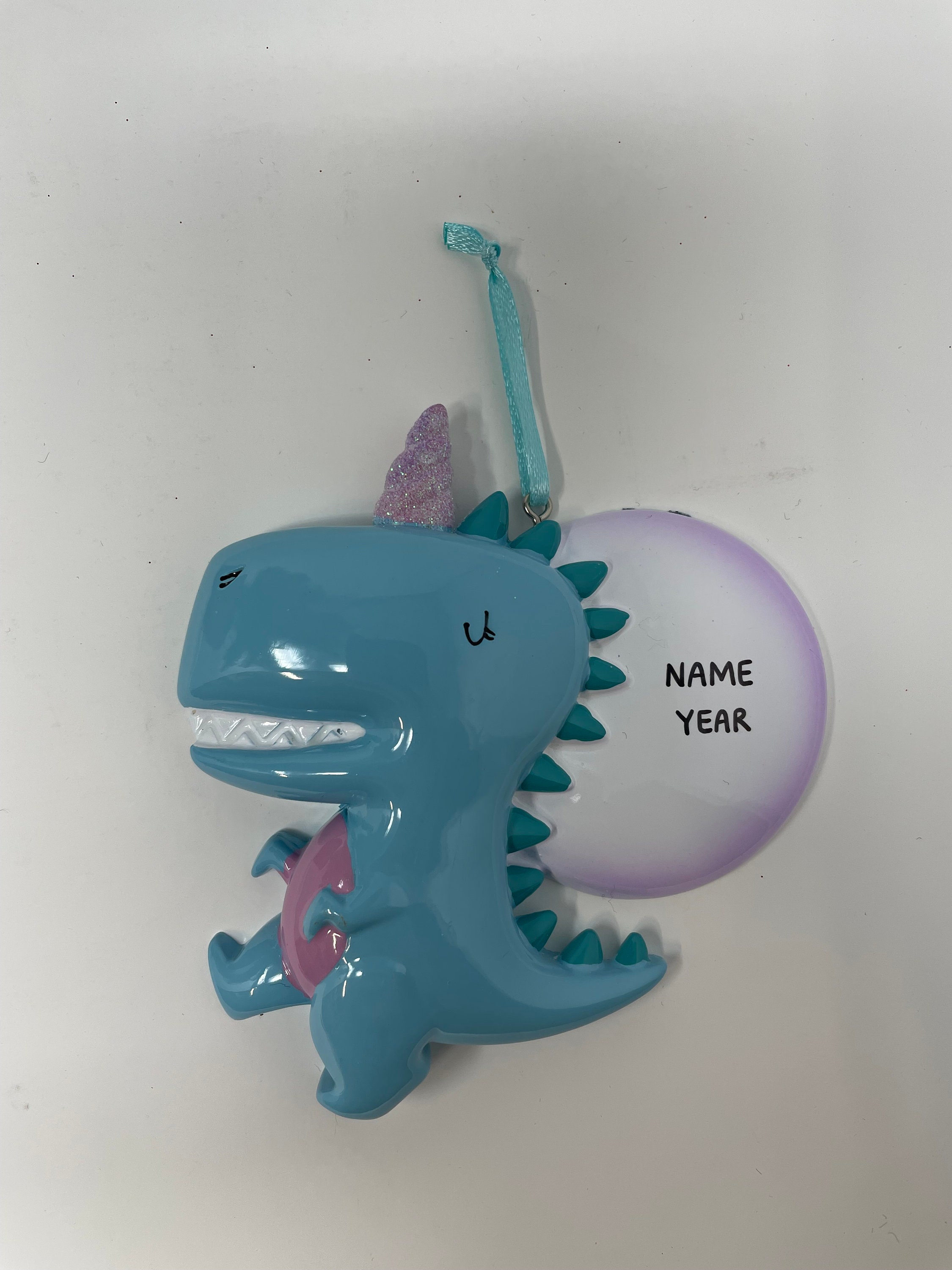 Dinocorn Dinosaur Unicorn Personalized Christmas Ornament - Etsy