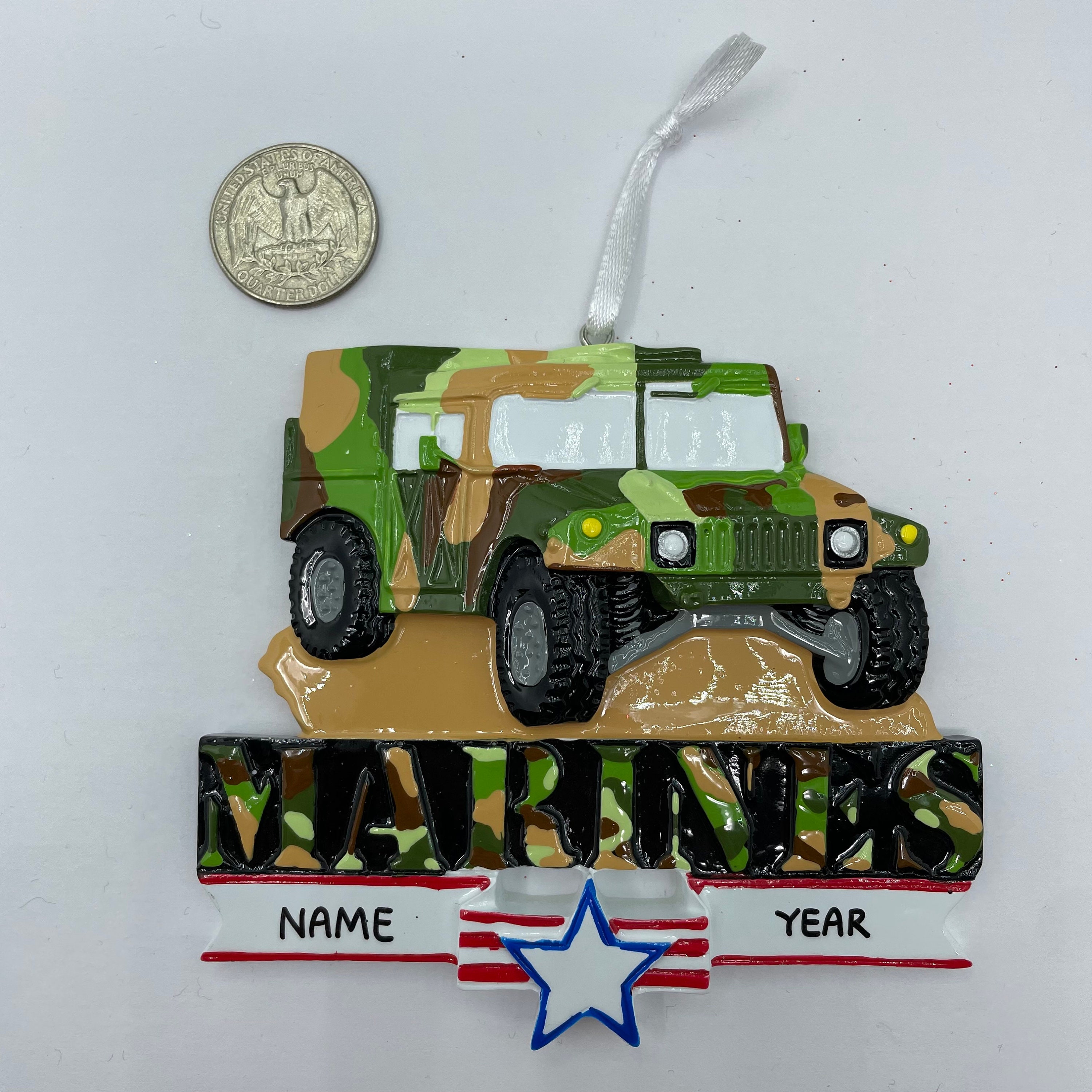 Humvee Military Hummer Ornament Personalized Christmas - Etsy