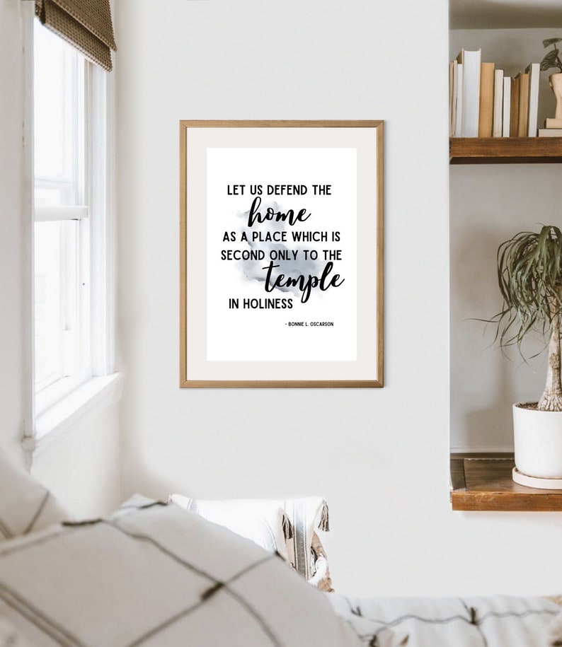 Let Us Defend the Home Bonnie L. Oscarson Wall Art - Etsy