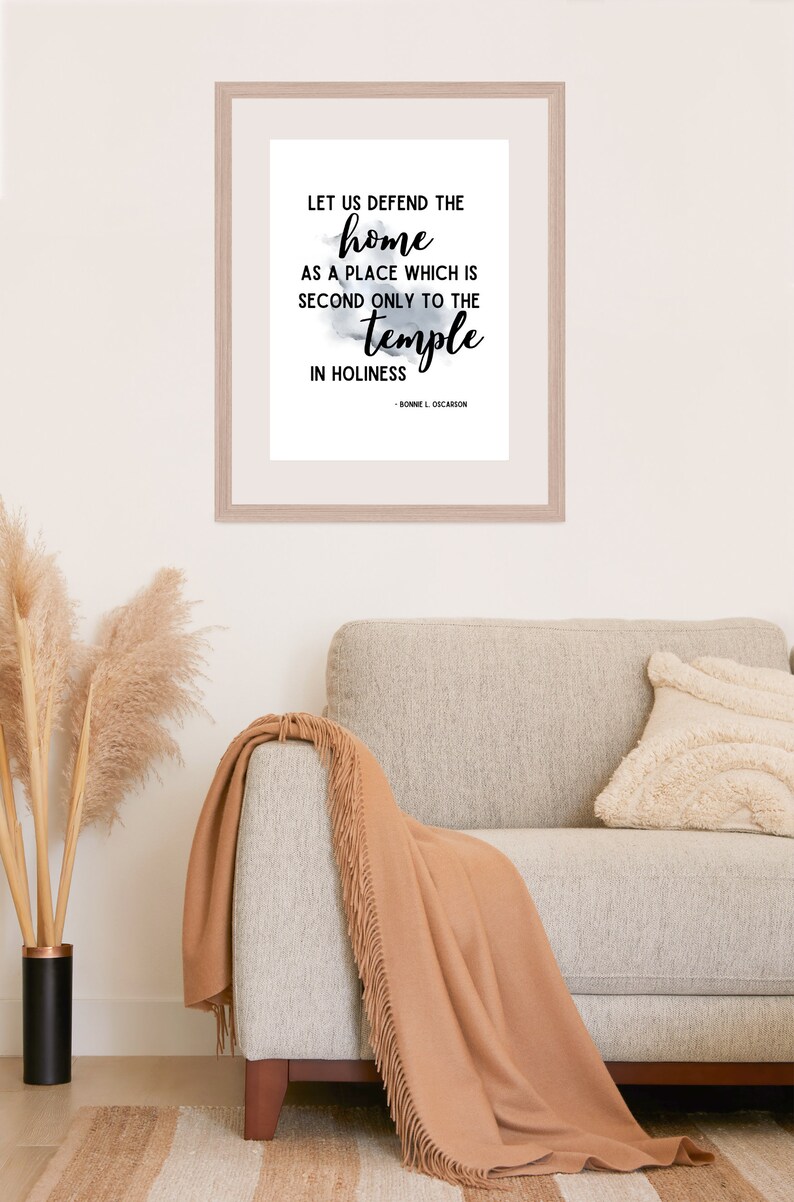 Let Us Defend the Home Bonnie L. Oscarson Wall Art - Etsy