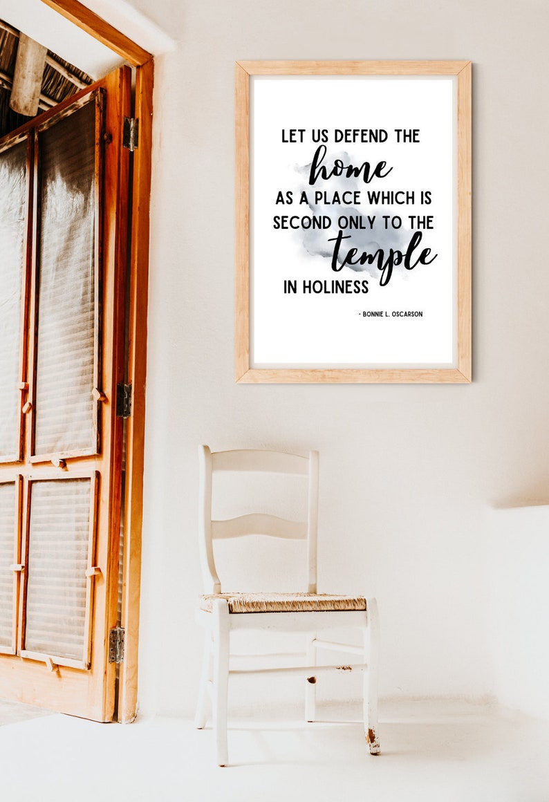 Let Us Defend the Home Bonnie L. Oscarson Wall Art - Etsy
