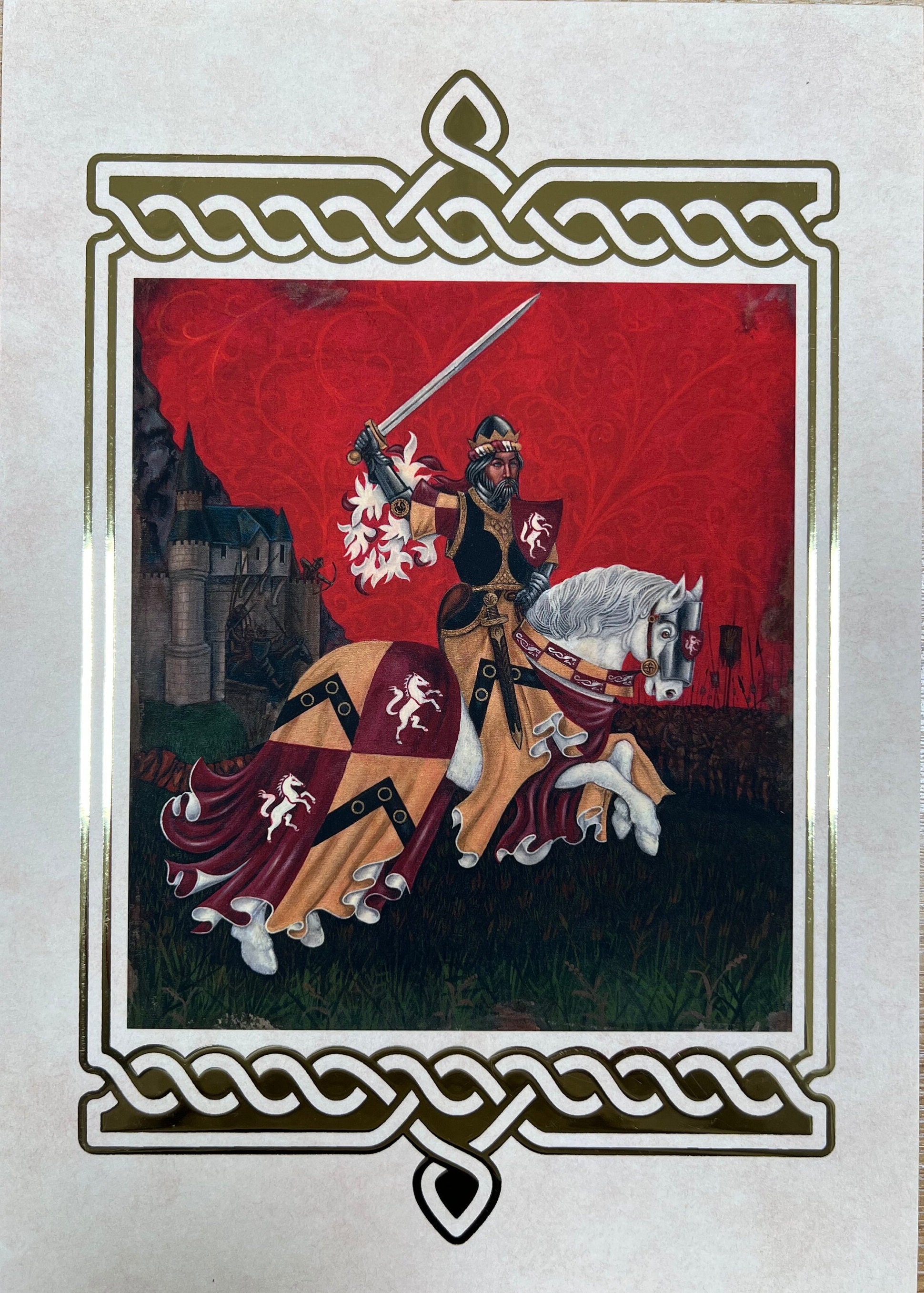 Kings of Middle Earth Gold Foil Series (aragorn and Theoden) - Etsy
