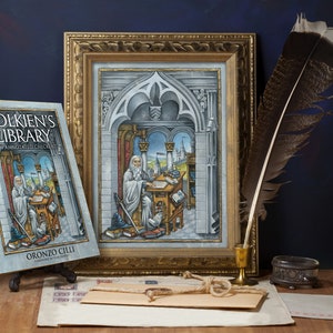 Gandalf in the Library at Minas Tirith - Etsy