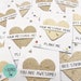 Eco-friendly Hand Crafted Seeded Paper Heart Wedding Favours ...