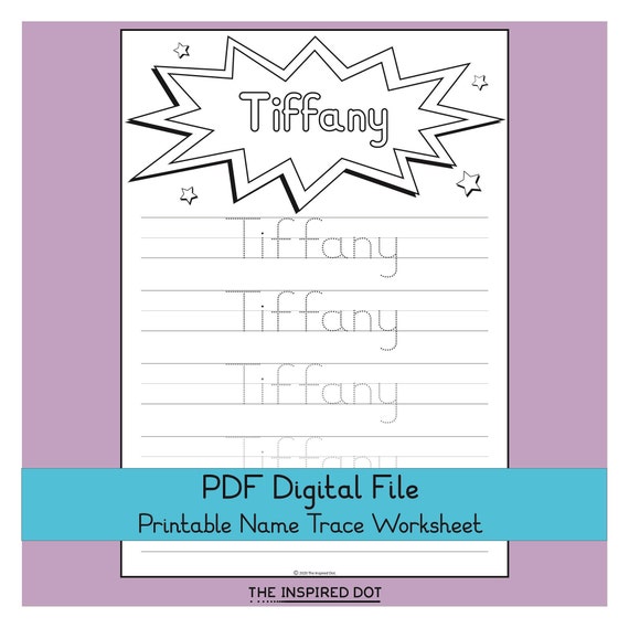 Trace Your Name Worksheet PDF Digital File Printable Etsy trace-your-name-worksheet-pdf-digital-file-printable-etsy