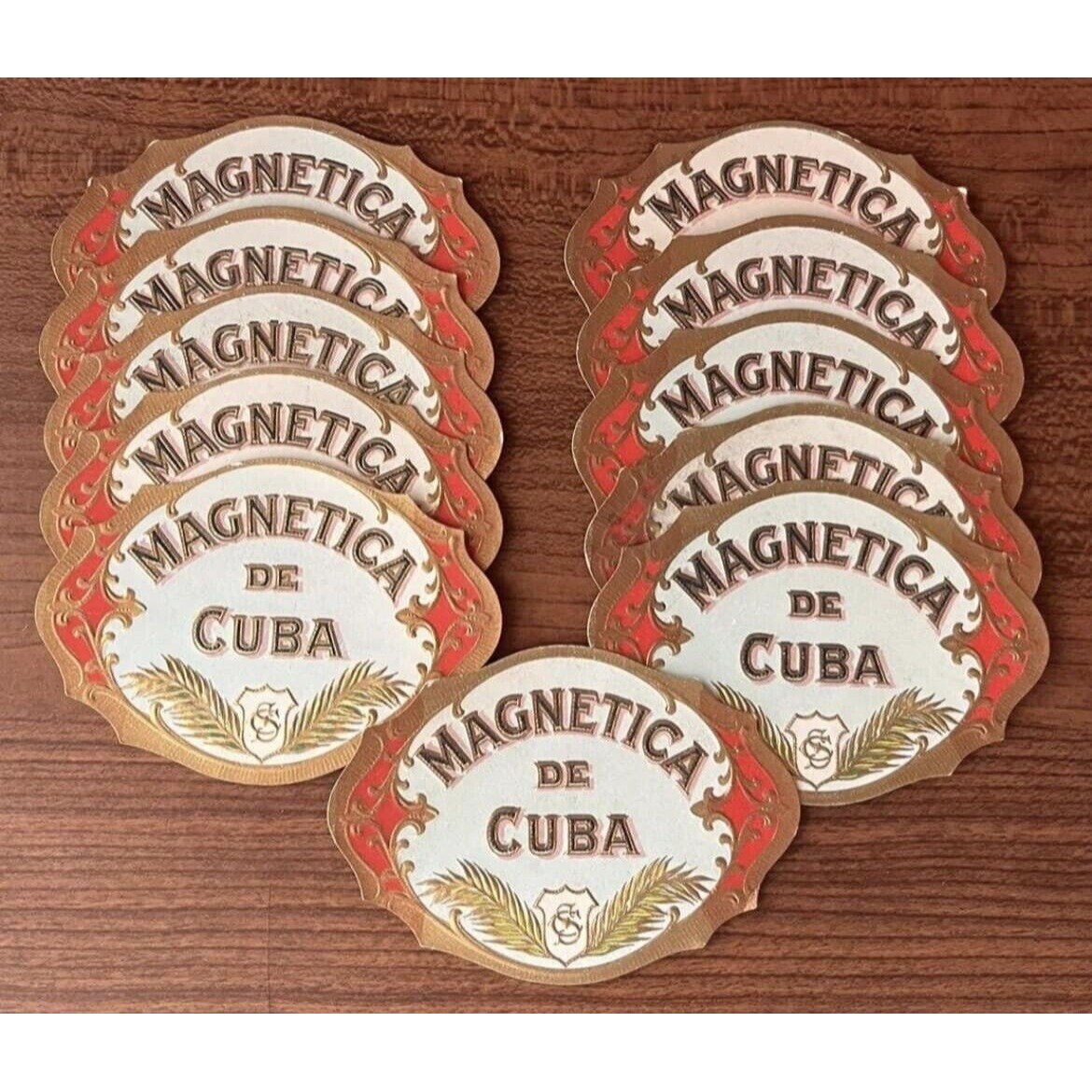 RARE Old Original Cigar Label Magnetica De Litho Gold Border - Etsy