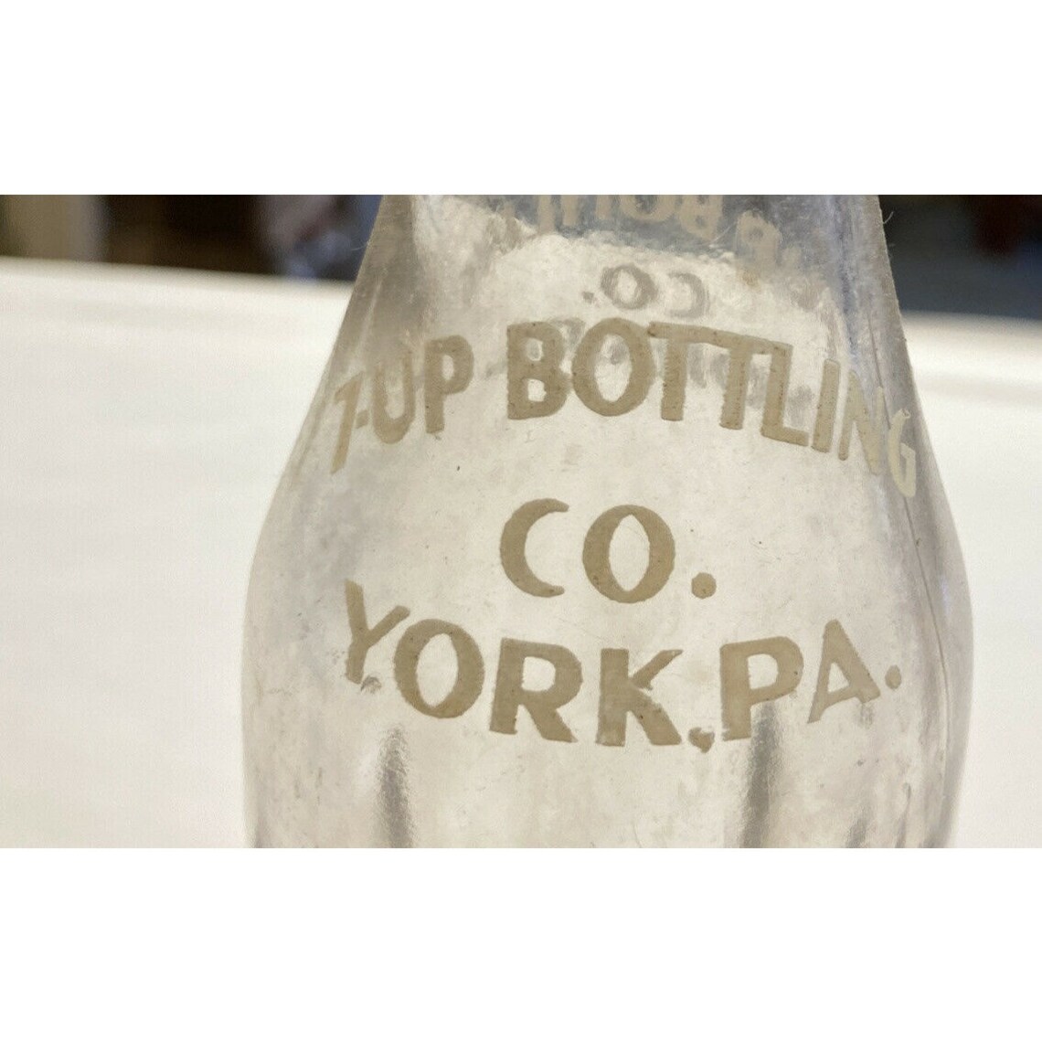 ACL Soda Bottle 7 Up Bottling Co York PA Unusual Clear White | Etsy