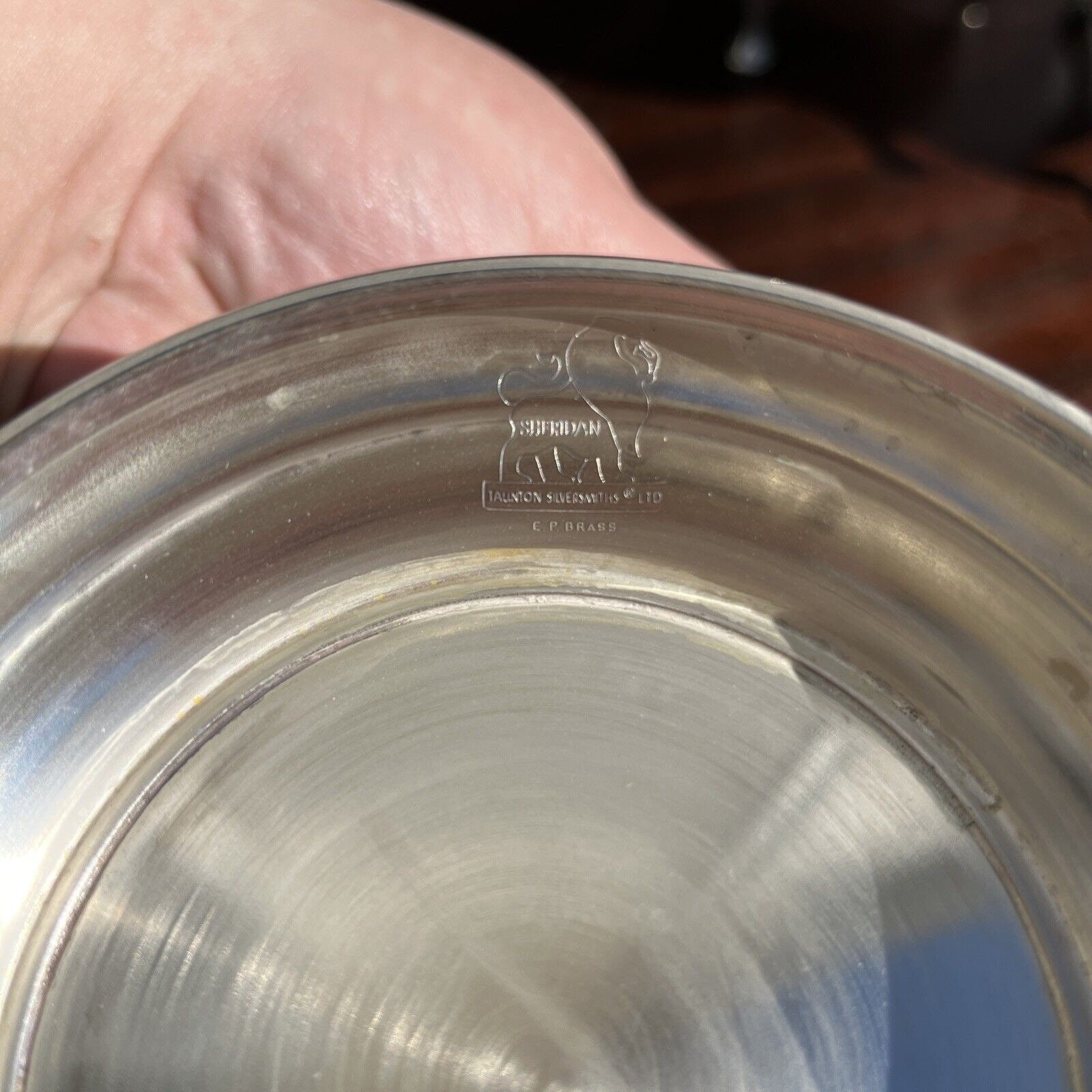 Sheridan Silver Plated Footed Bowl Monogram Marc & Jerry - Etsy