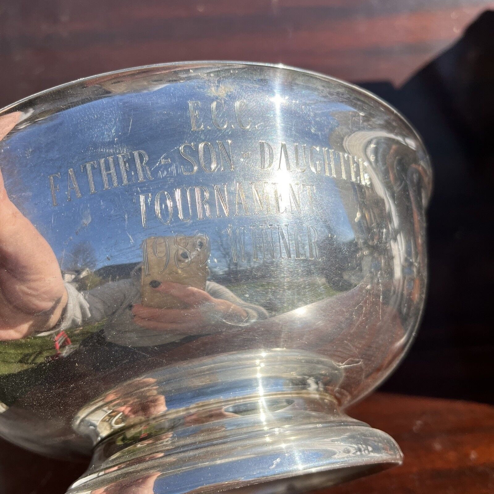 Sheridan Silver Plated Footed Bowl Monogram Marc & Jerry Stemerman 1989 ...