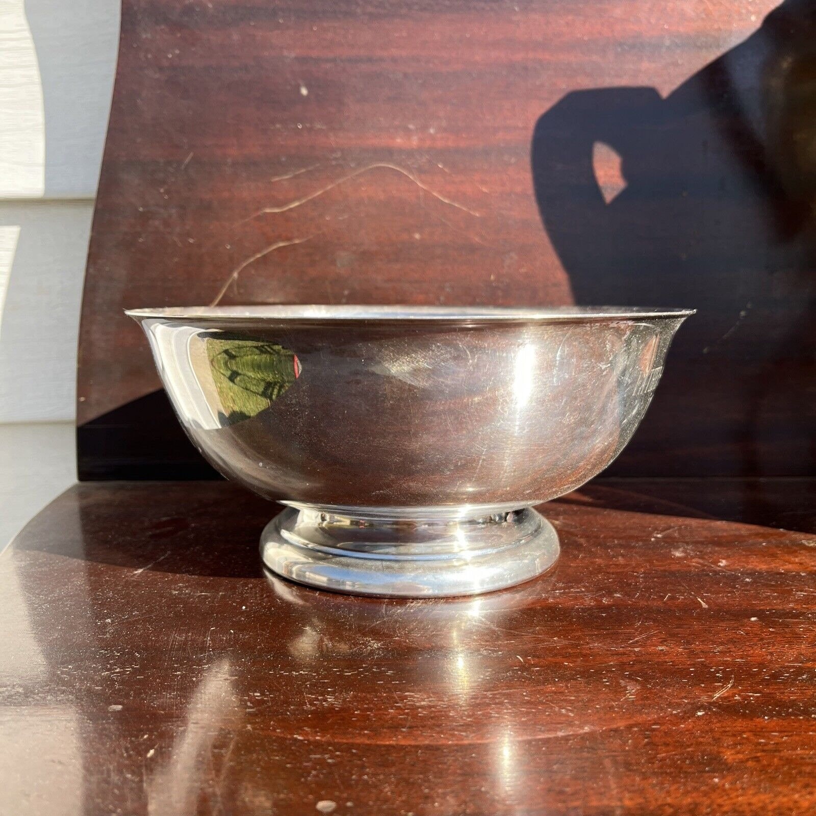 Sheridan Silver Plated Footed Bowl Monogram Marc & Jerry Stemerman 1989 ...
