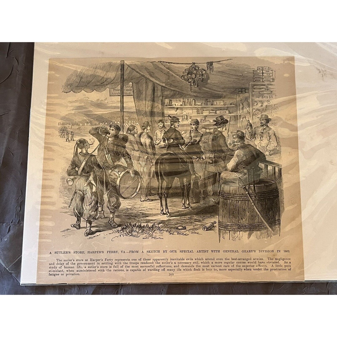 Sutler's Store Harper's Ferry General Geary Division 1896 Civil War ...