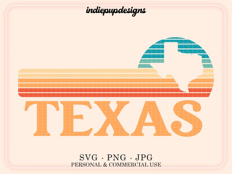 Retro Texas SVG Texas State SVG Retro Shirt Design Texas - Etsy