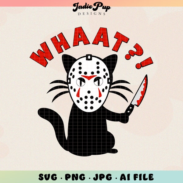 Jason Voorhees Cat - Etsy