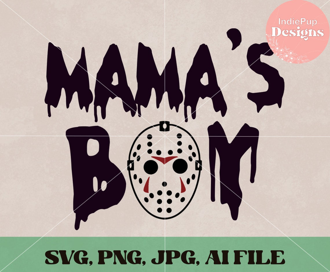 Mama's Boy Svg Halloween Jason Voorhees Svg Jason - Etsy