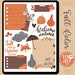 Autumn Sticker Set Goodnotes Stickers Digital Planning - Etsy