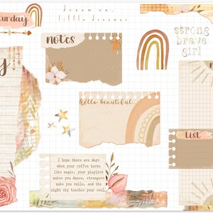 Boho Babe Digital Stickers | Digital Planner Stickers | Goodnotes ...