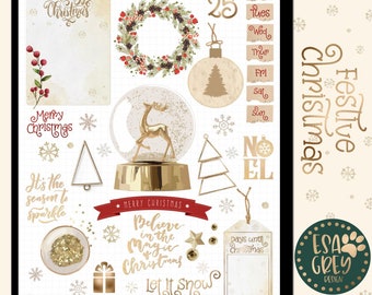 Christmas Fun Stickers | Goodnotes Stickers | Digital Planning Stickers ...
